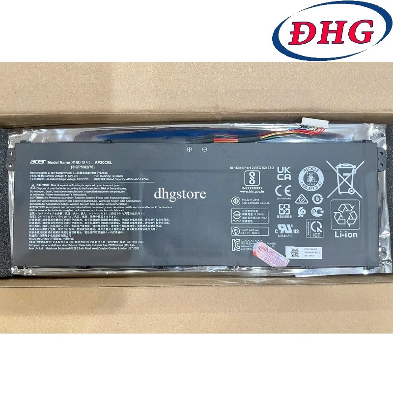 Pin laptop Acer Aspire 5 A514-56 A515-45 A515-46 A515-56 A515-58GM ...