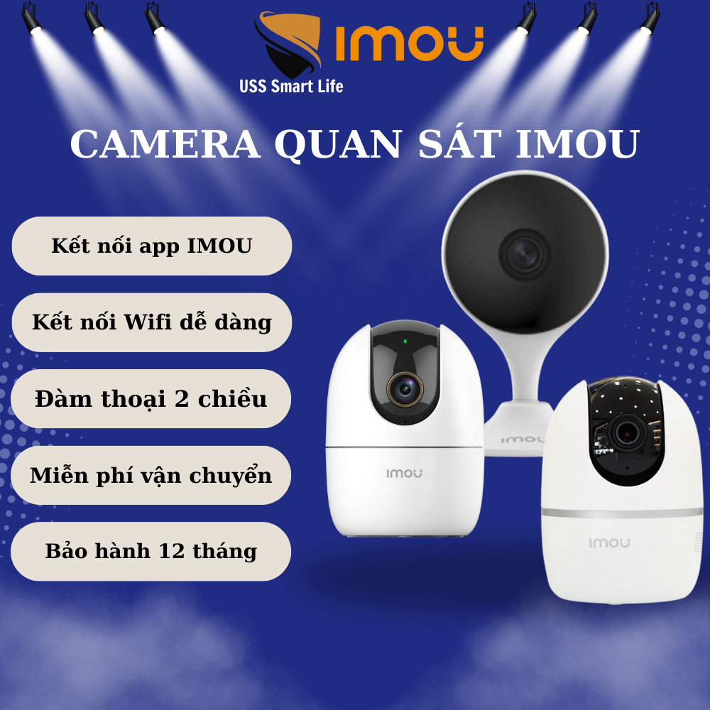 Camera Wifi IMOU IPC-A32EP/IPC-A52 3MP/5MP trong nhà quay quét IPC ...