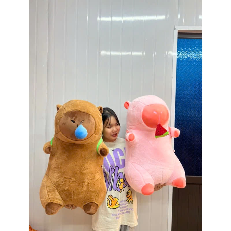 TẶNG BALO CAPYBARA 1M VS 70CM GẤU BÔNG CHUỘT LANG NƯỚC | Shopee Việt Nam
