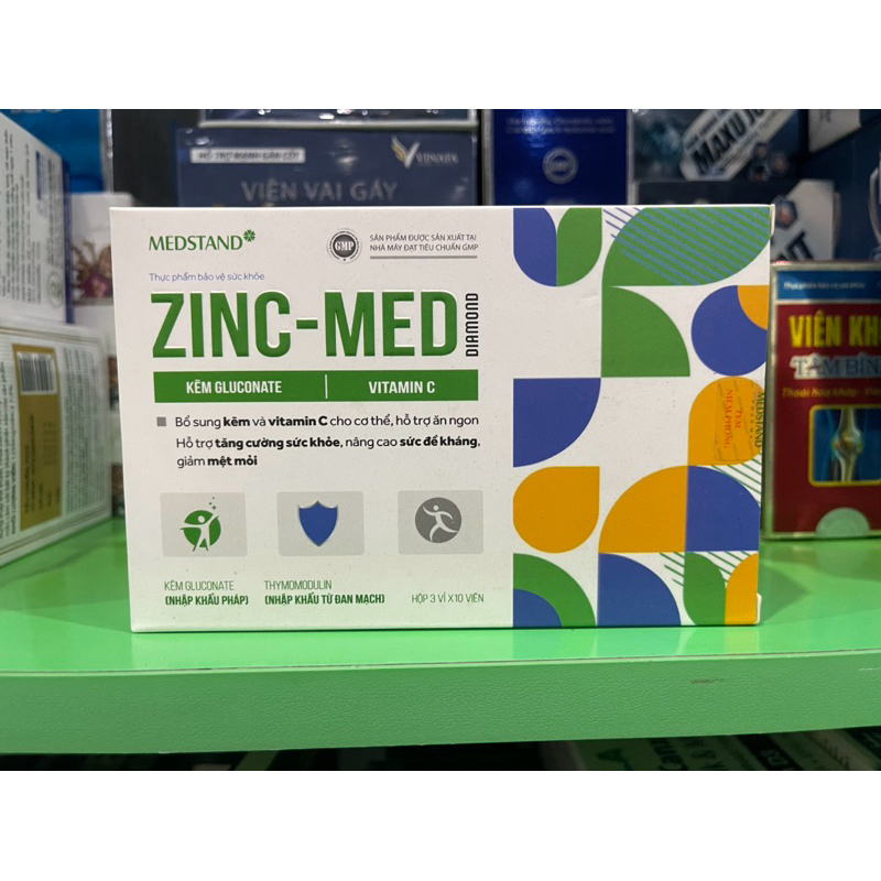 ZINC-MED tăng cường đề kháng cho cơ thể hộp 30 viên | Shopee Việt Nam
