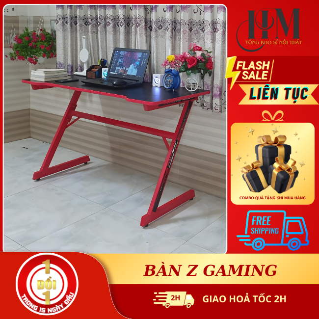 Bàn chữ Z gaming , bàn pc , để máy vi tính ZD02 , bàn học cá tính hiện đại | Shopee Việt Nam