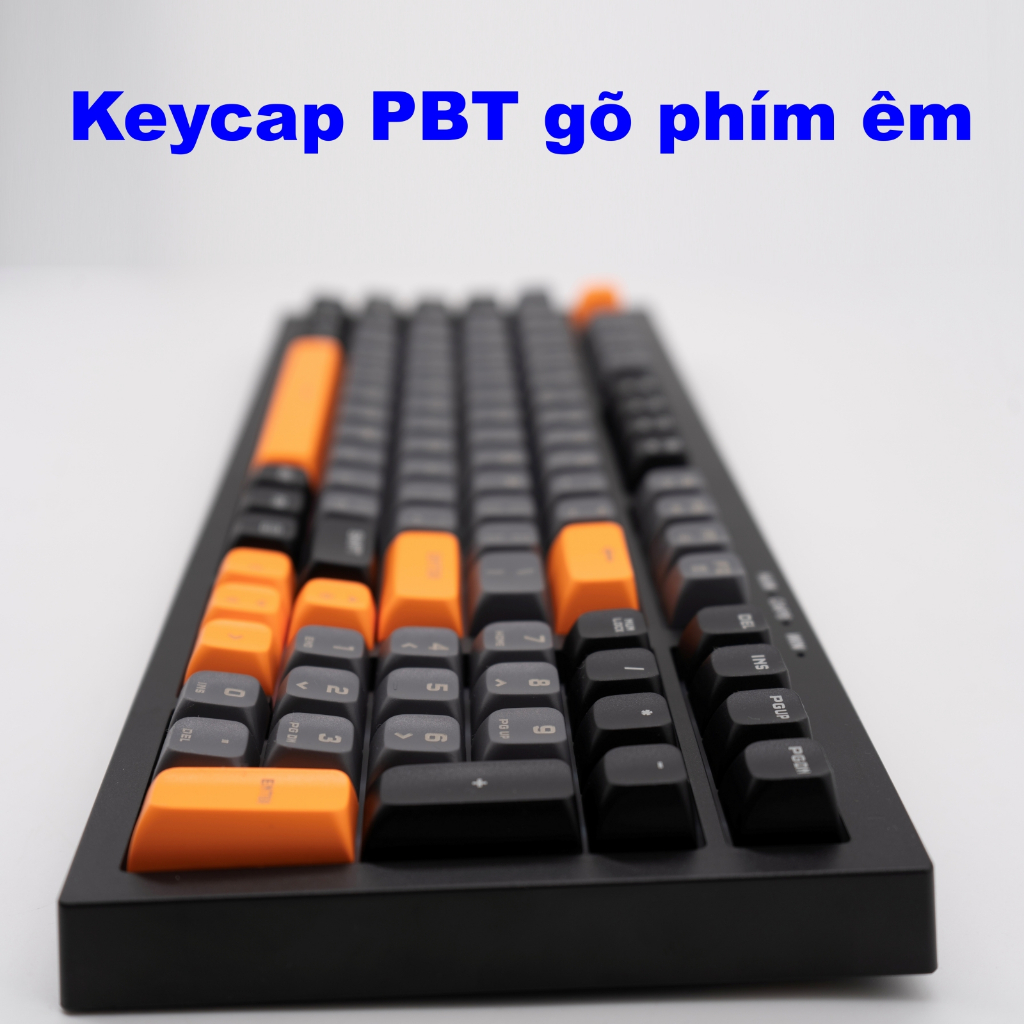 Bàn phím văn phòng Paynan P4 Poker Orange chống ồn kết nối cáp 98 phím ...