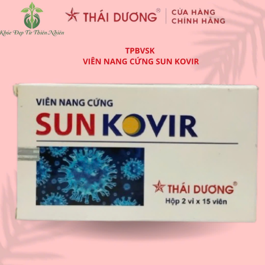TPCN Kovir Thái Dương ( hộp 2 vỉ×15viên) - tăng sức đề kháng, phòng ...