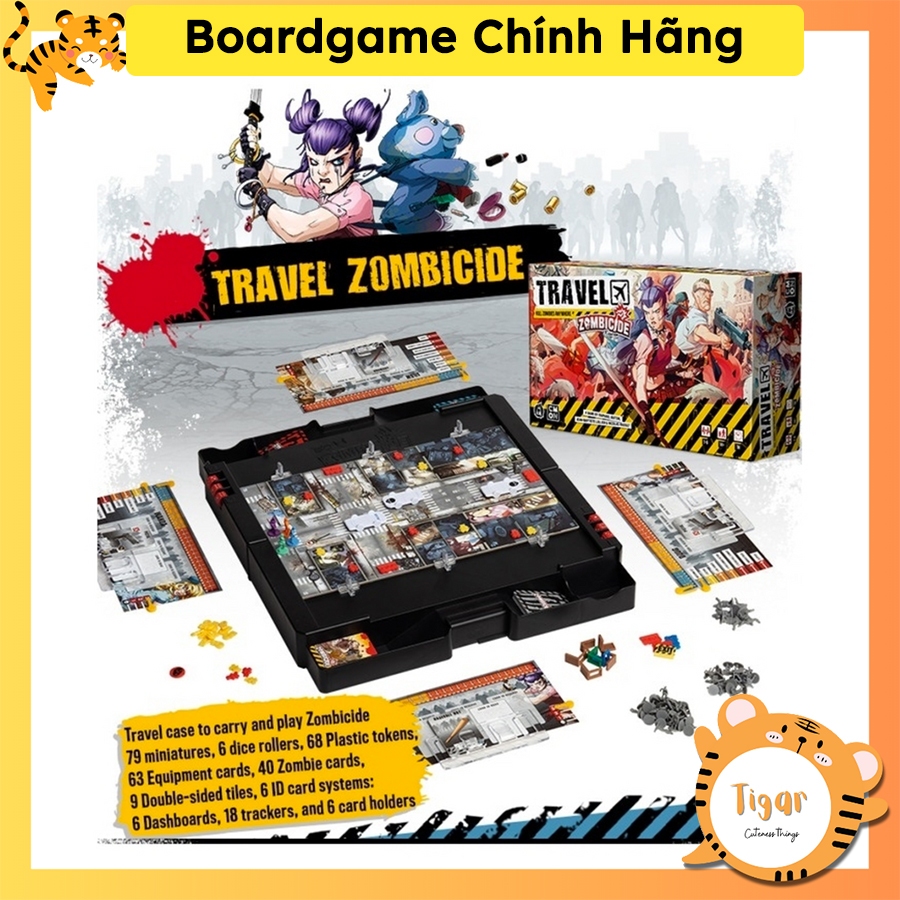 Boardgame Travel Zombicide: 2nd Edition Trò chơi chính hãng Sinh Tồn ...