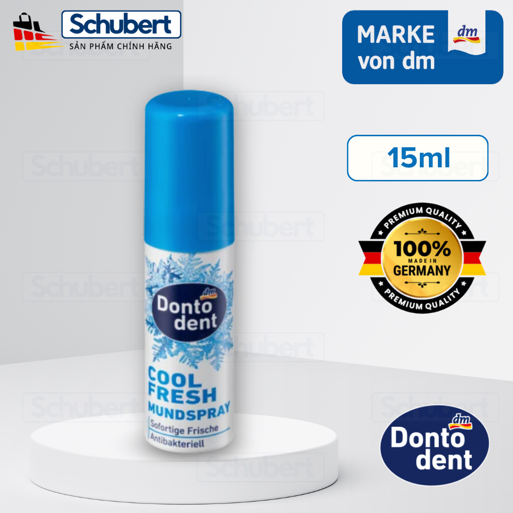 [Nội Địa Đức]Xịt Thơm Miệng Dontodent dm CoolFresh 15ml Khử Mùi Diệt ...