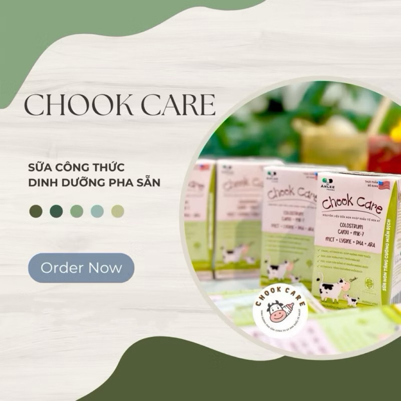 Thùng Sữa Bột Pha Sẵn Chook Care Sữa Non Tăng Đề Kháng 110ml - Trên 1 Tuổi (48 hộp x 110ml ...