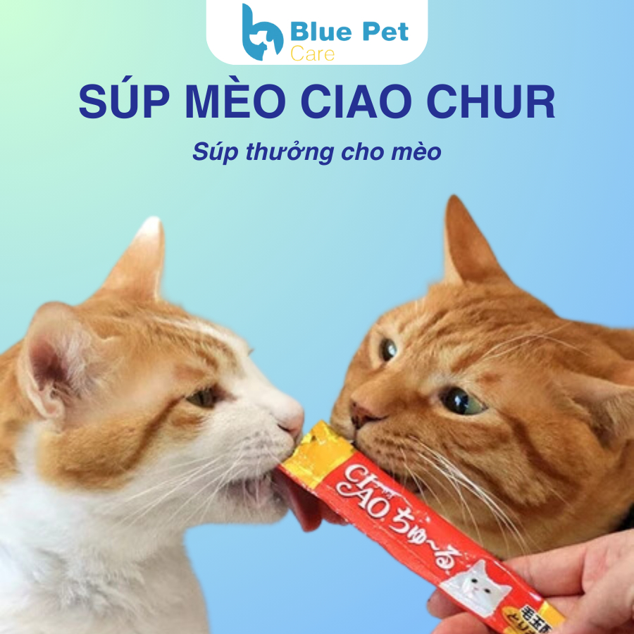 Súp thưởng cho mèo Ciao Chur - Súp Thưởng Mèo Mix 3 vị gói 4 thanh ...
