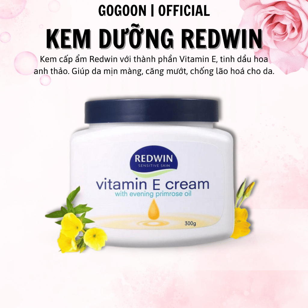 Kem dưỡng Redwin Vitamin E Cream 300g Úc chính hãng, dưỡng da cấp ẩm ...