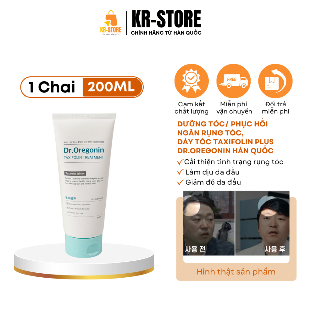 Phục Hồi Ngăn Rụng Tóc, Dày Tóc Taxifolin Plus Dr.Oregonin Hàn Quốc ...