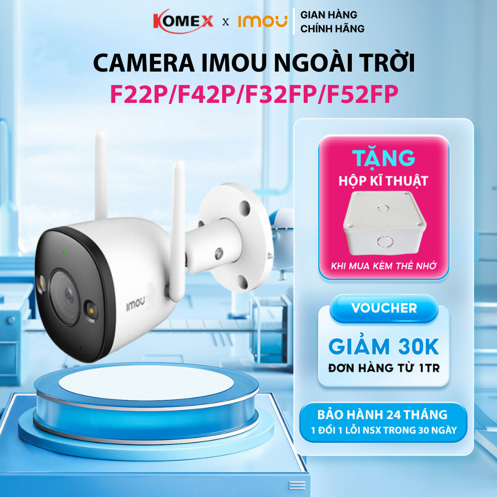 Camera wifi IMOU ngoài trời F22P F42P F32FP F52FP phát hiện chuyển động ...