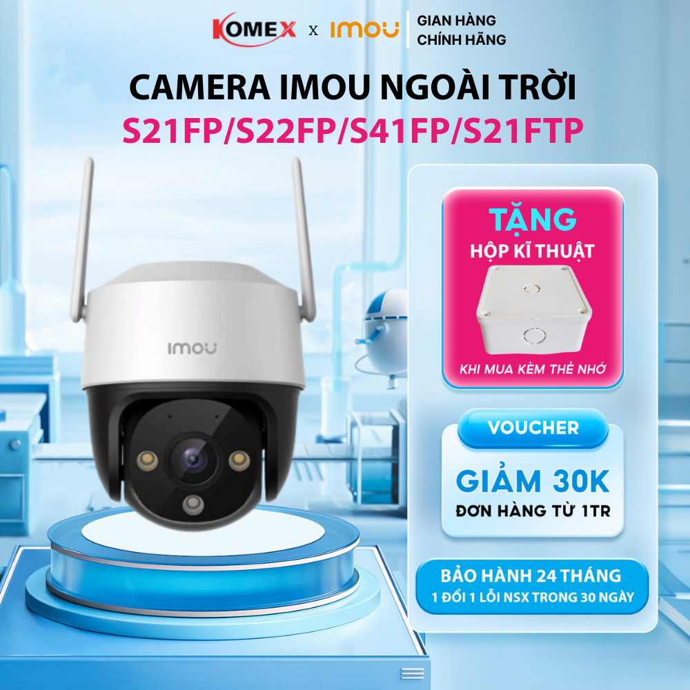 Camera IMOU S21FP S22FP S41FP S21FTP ngoài trời tích hợp đèn cảnh báo ...
