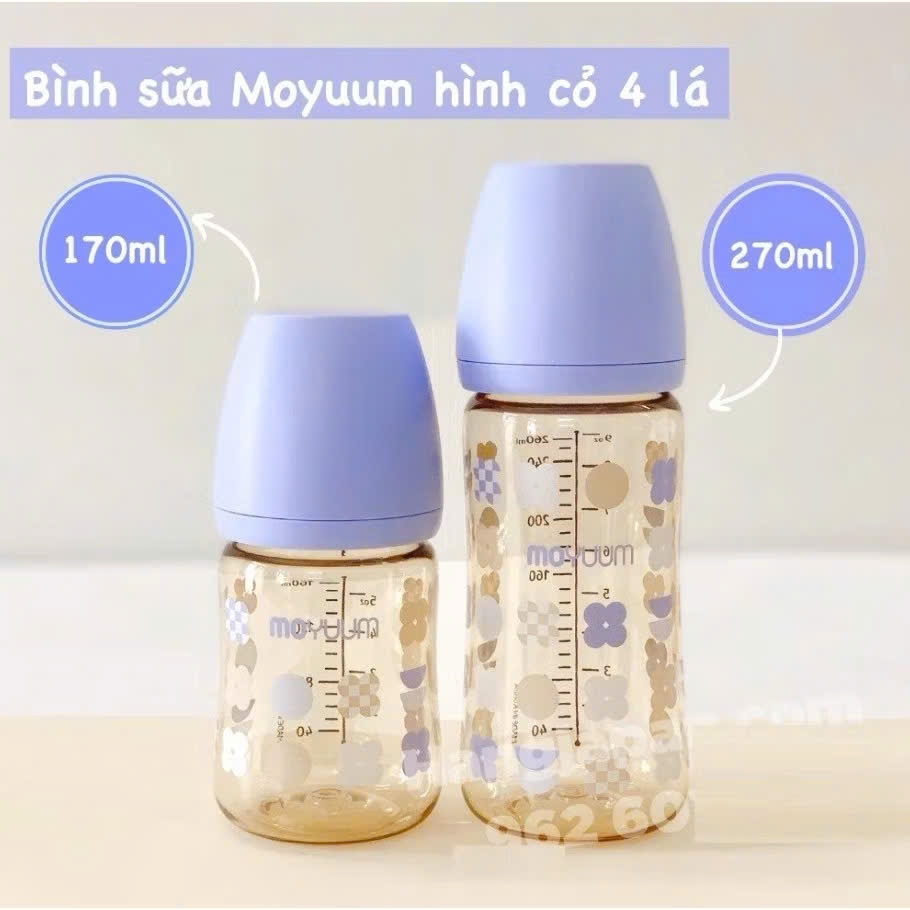BÌNH SỮA MOYUUM CỎ 4 LÁ MAY MẮN 170ML -270ML | Shopee Việt Nam