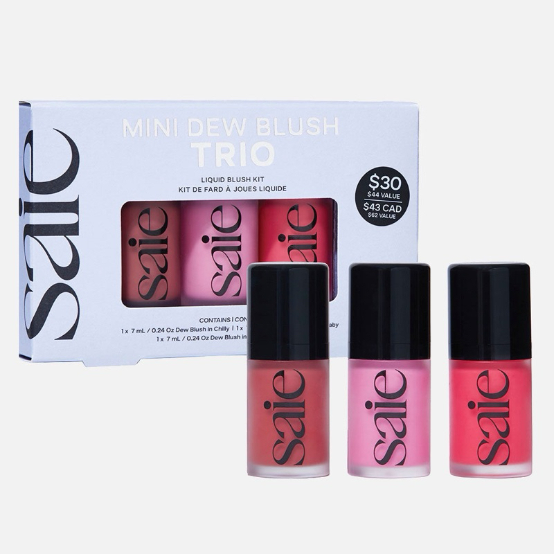 [Saie] Set má Hồng kem MINI DEW BLUSH TRIO | Shopee Việt Nam