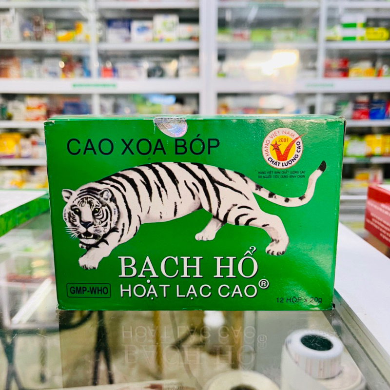 Cao xoa bóp Bạch Hổ - Cao con hổ giúp hỗ trợ giảm đau khớp, phong tê ...