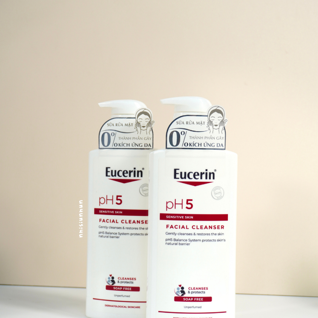 Sữa Rửa Mặt Eucerin Facial Cleanser pH5 Sensitive Skin Cho Da Nhạy Cảm ...