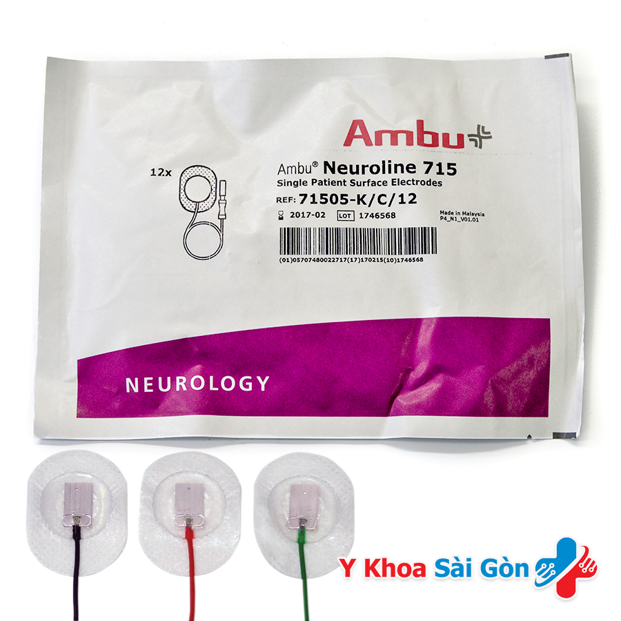 Điện Cực Dán Đo Dẫn Truyền Ambu 715 - Phụ Kiện Máy Đo Điện Cơ EMG - Túi ...