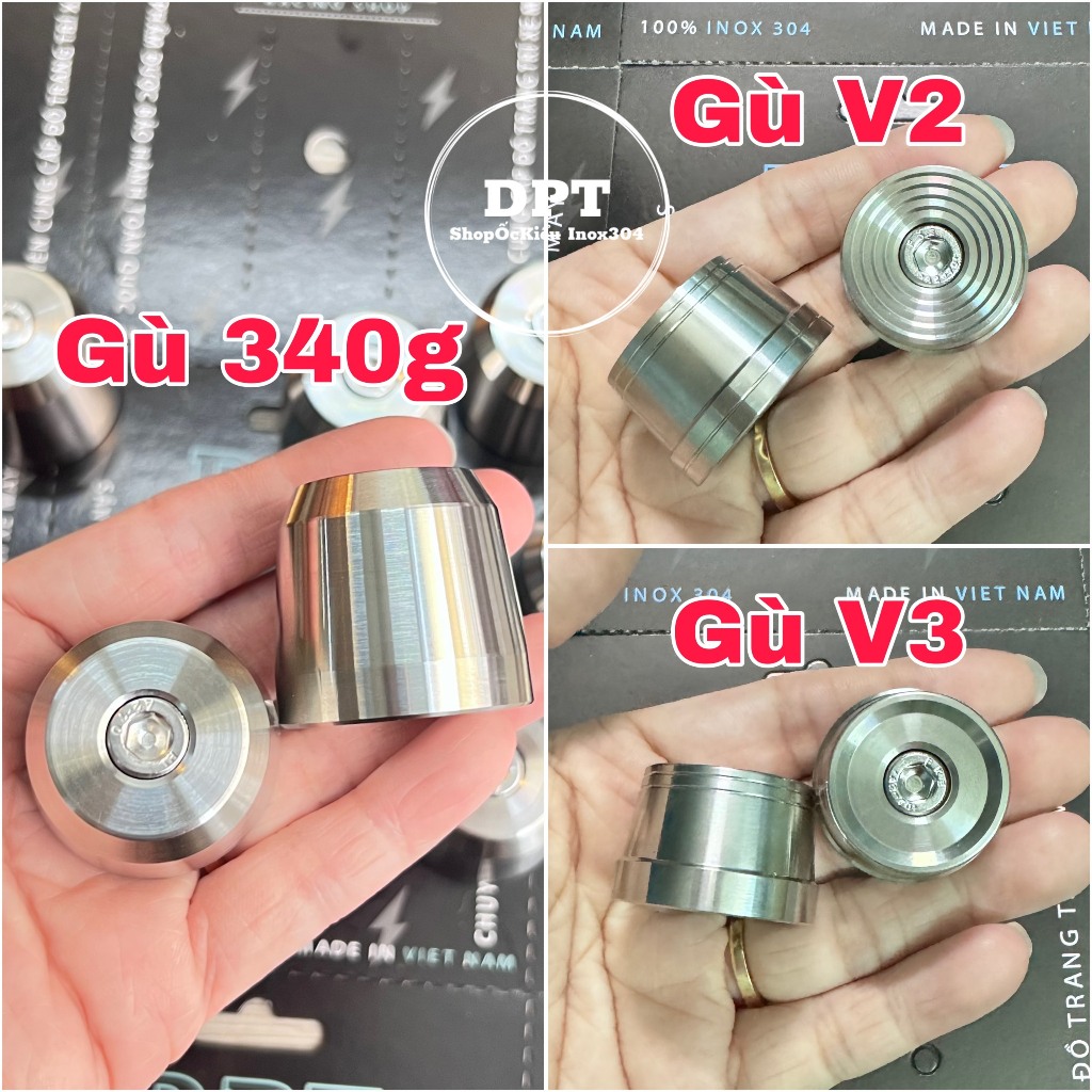 [HÌNH THẬT] Gù tay lái, gù tiện lòng, gù khoét lòng Inox 304 gắn cho xe ...