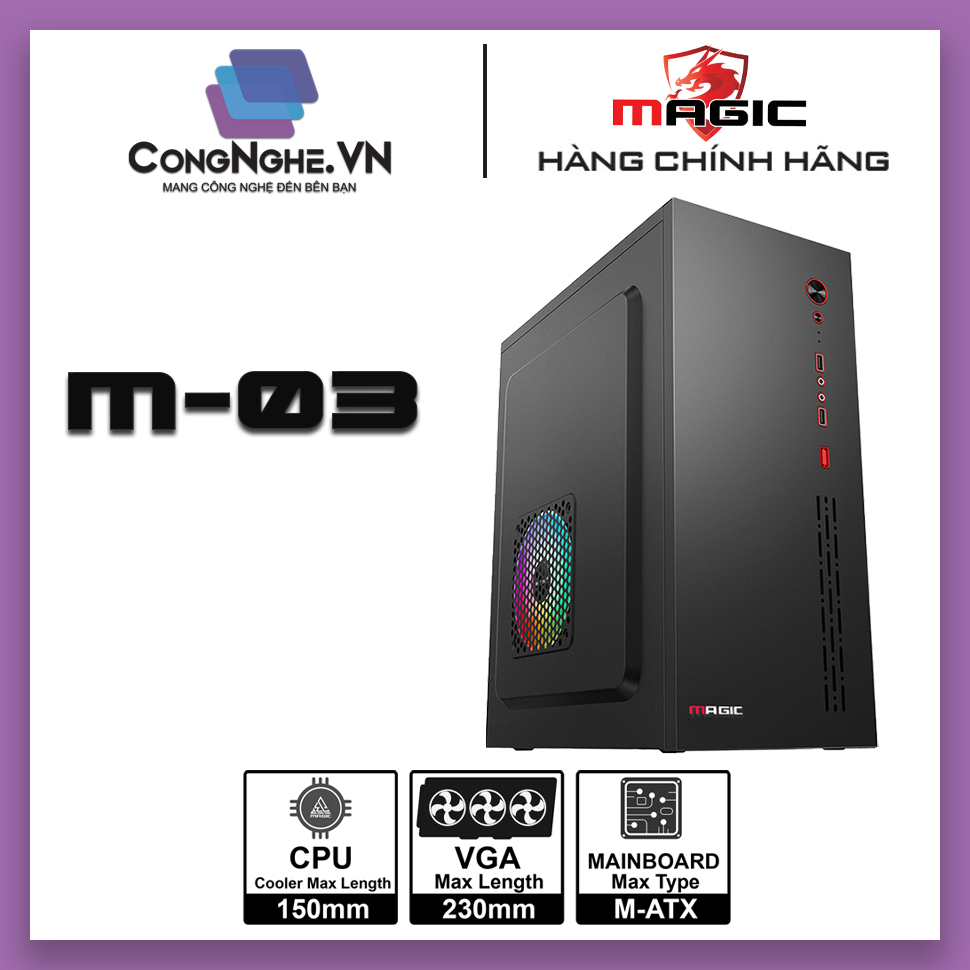 CASE MAGIC M-03 (MATX) | Shopee Việt Nam