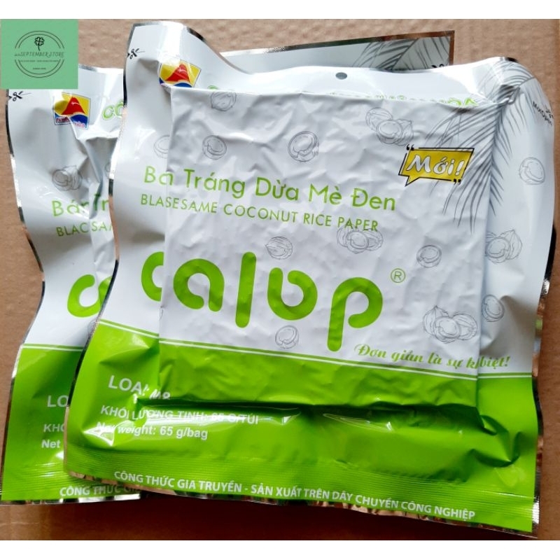 Bánh Tráng Nướng Dừa Mè Đen Dalop Bình Định - HSD 5 Tháng (Combo 10 gói) | Shopee Việt Nam