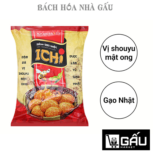 Bánh Gạo Nhật vị Shouyu Mật Ong Ichi gói 180g | Shopee Việt Nam