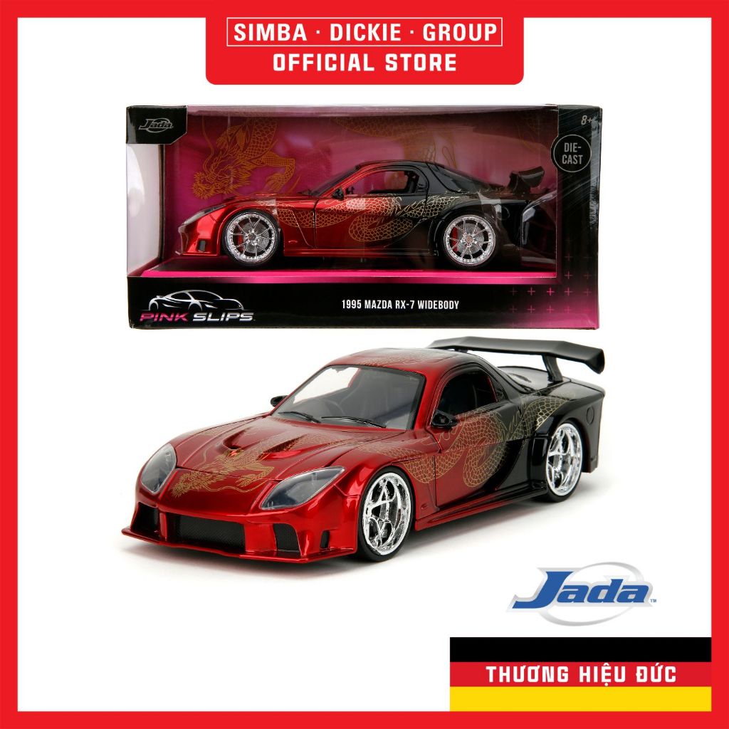 Đồ Chơi Xe Mô Hình JADA TOYS Pink Slips 1995 Mazda RX-7 Widebody 1:24 ...