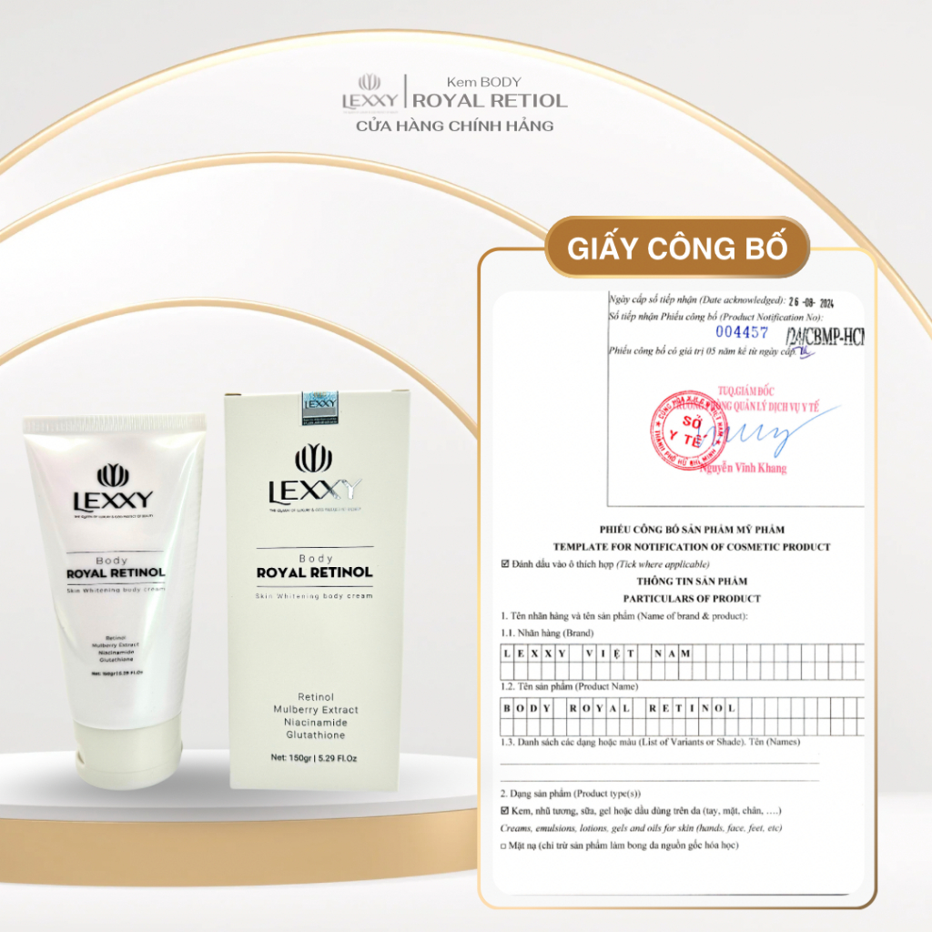 Kem body ROYAL RETINOL - SKIN WHITENING BODY CREAM | Shopee Việt Nam