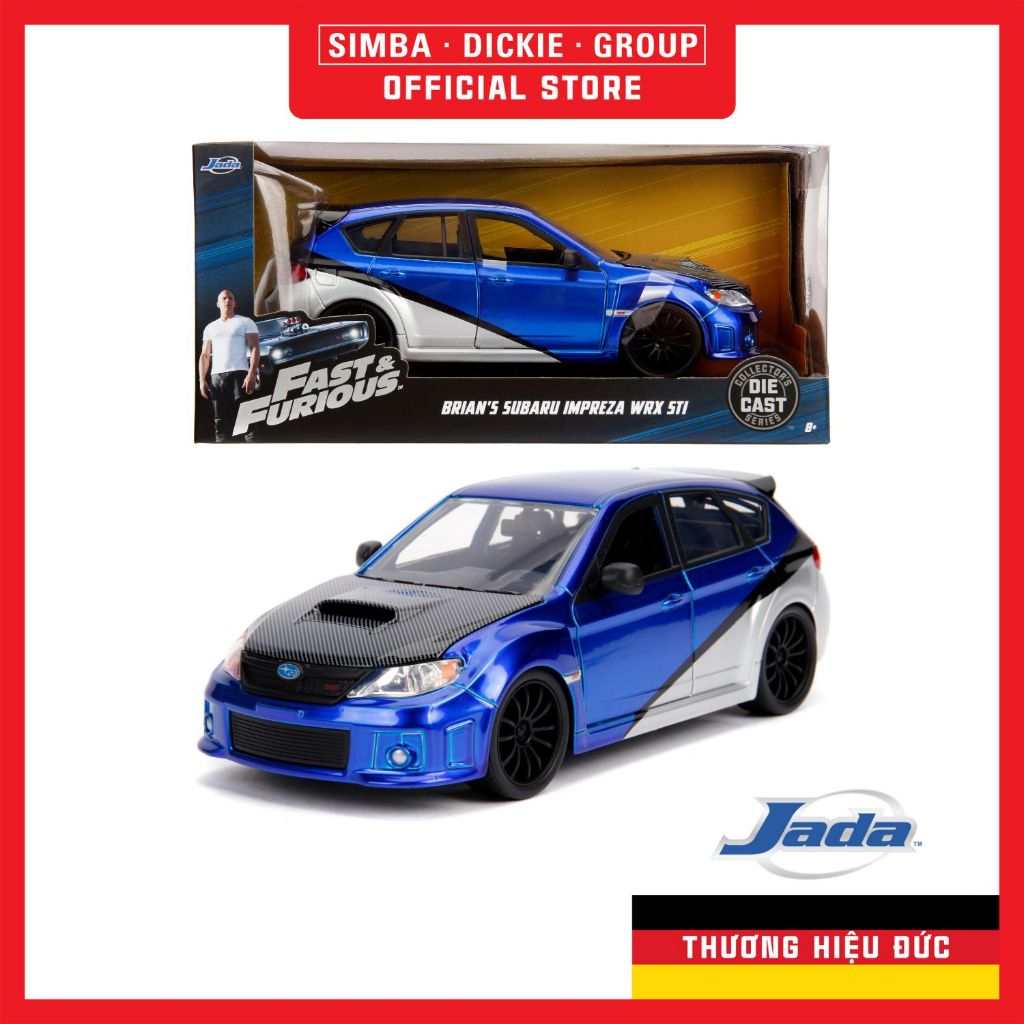 Đồ Chơi Xe Mô Hình JADA TOYS Fast & Furious Brian's Subaru Impreza WRX STI 1:24 Scale 99514 ...
