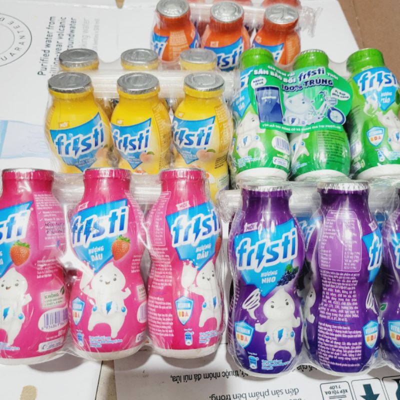 Sữa chua uống Fristi đủ vị 80ml (lốc 6 lọ) | Shopee Việt Nam