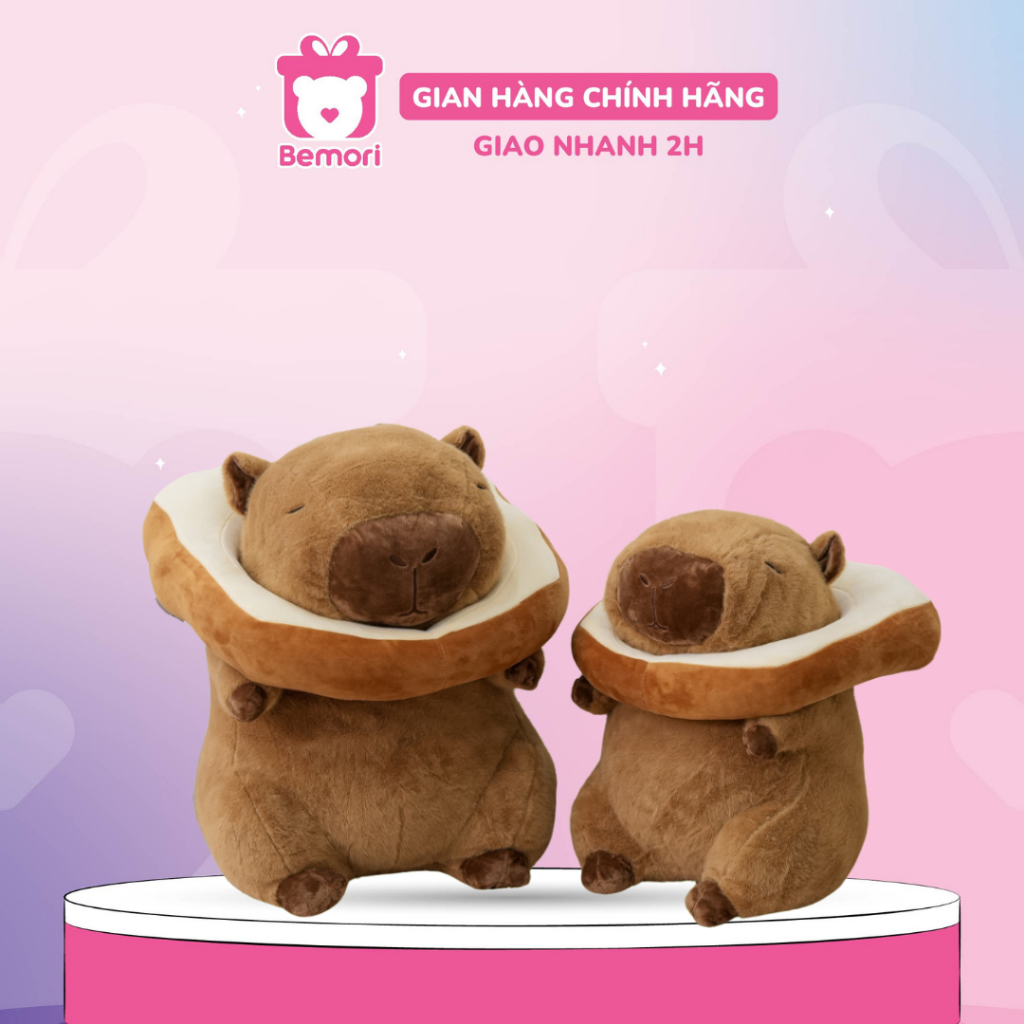 Gấu bông capybara bánh mì Bemori thú bông capybara sandwich dễ thương ...