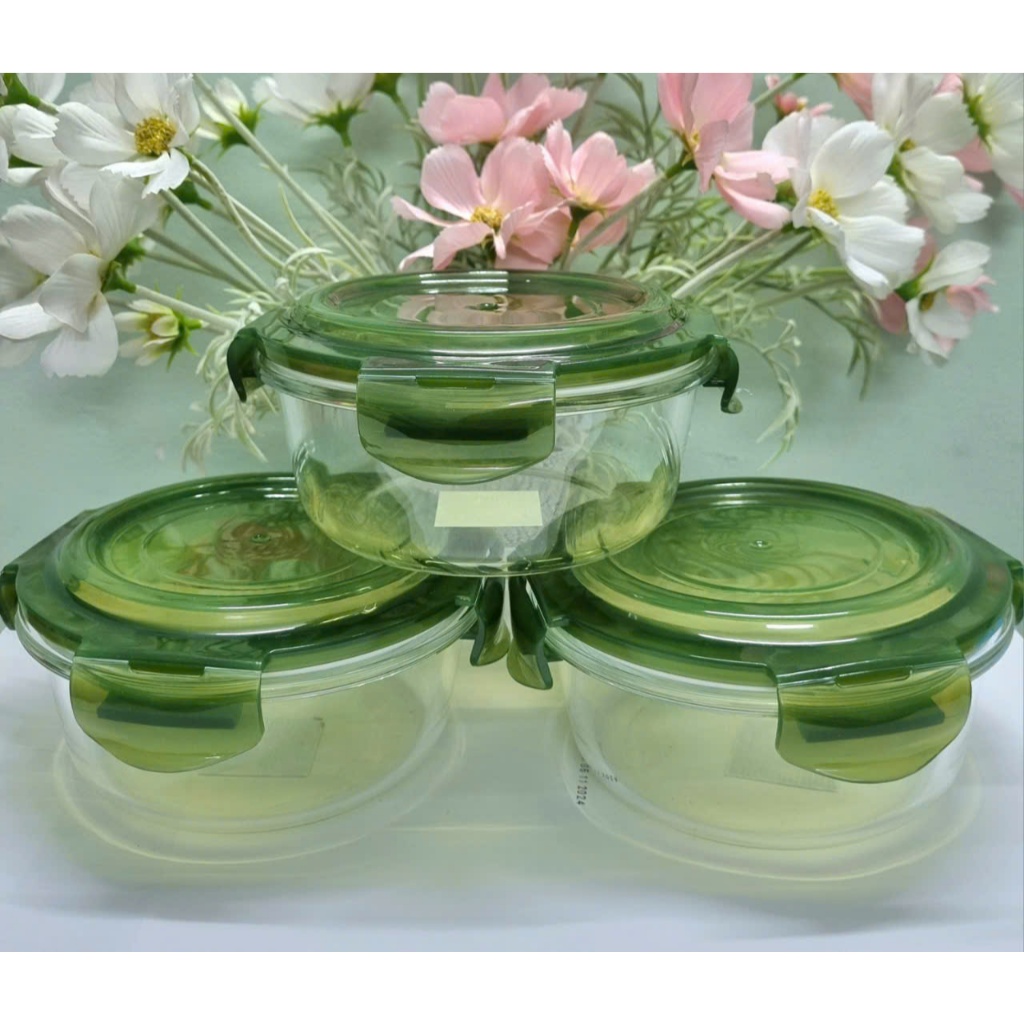 Thố Thủy Tinh 620ml, 4 Chốt Gài, Ron Cao Su, Nắp Xanh--- | Shopee Việt Nam
