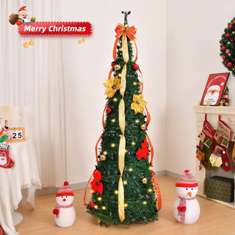 Cây thông Noel 1m5, 1m8, 2m1 Gấp Gọn trang trí giáng sinh, cây thông để ...