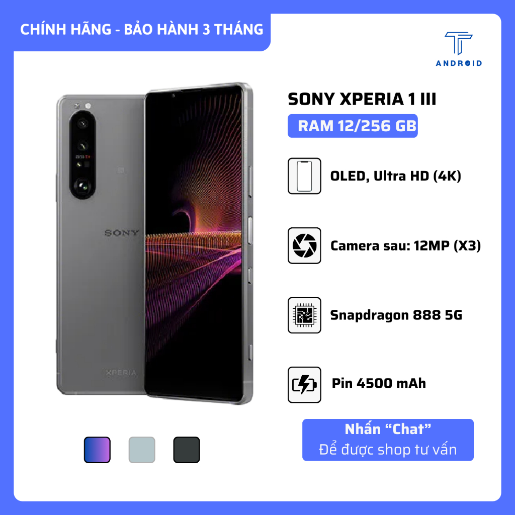Điện Thoại Sony Xperia 1 Mark 3 (X1 Mark 3), RAM 12/256 GB, Snapdragon ...