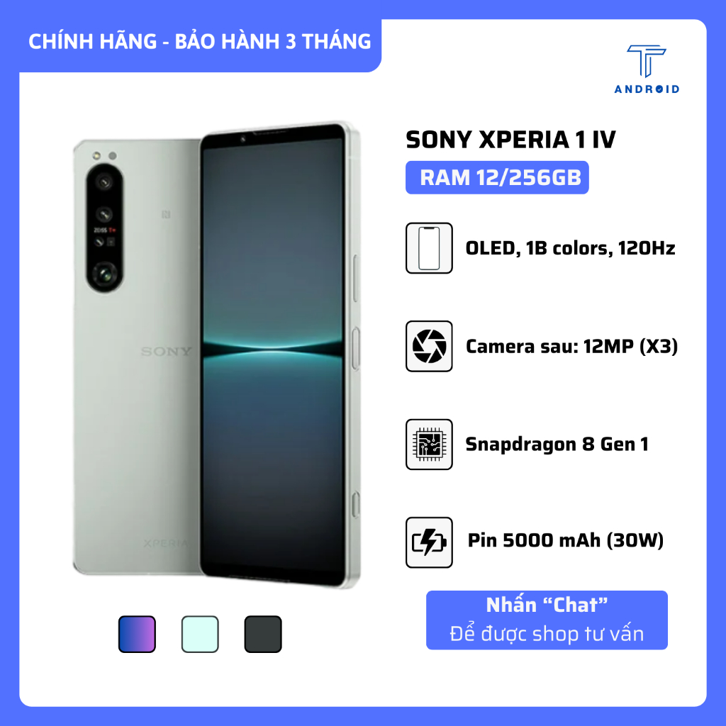 Điện Thoại Sony X1 Mark 4 - 2 SIM - RAM 12/256 GB - Snapdragon 8 GEN 1 ...
