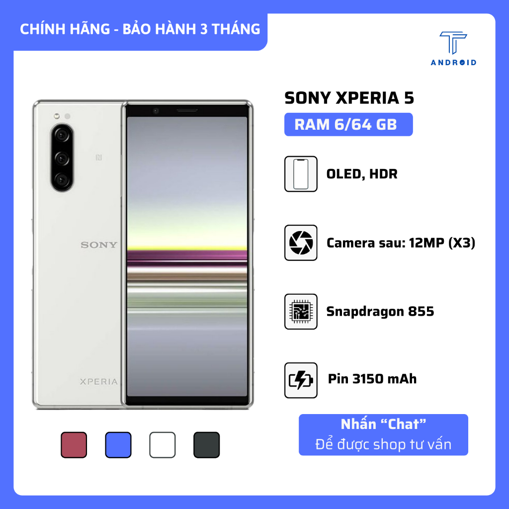 Điện thoại Sony Xperia 5 Chính Hãng - Bản RAM 6/64GB Chip Snapdragon ...