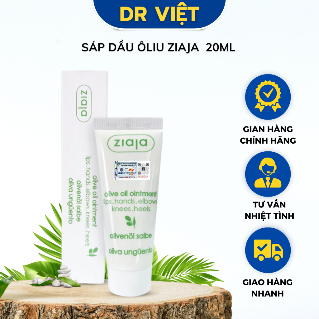 Sáp Dầu Ô Liu - Ziaja Olive Oil Ointment 20ml, Dưỡng Môi Khô, Nứt Nẻ ...