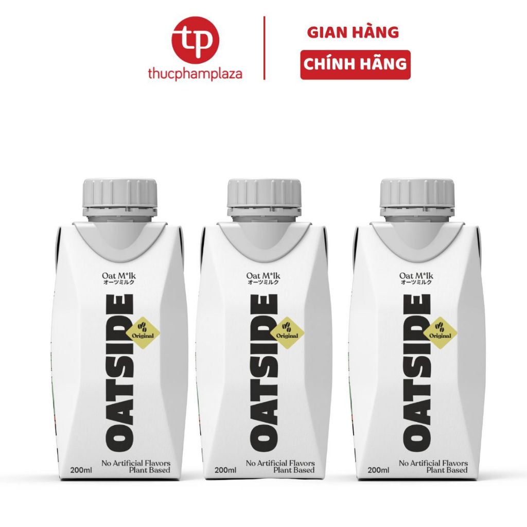 [ 3 HỘP ] Sữa OATSIDE mini yến mạch nhiều hương vị (3 x 200ml) | Shopee ...