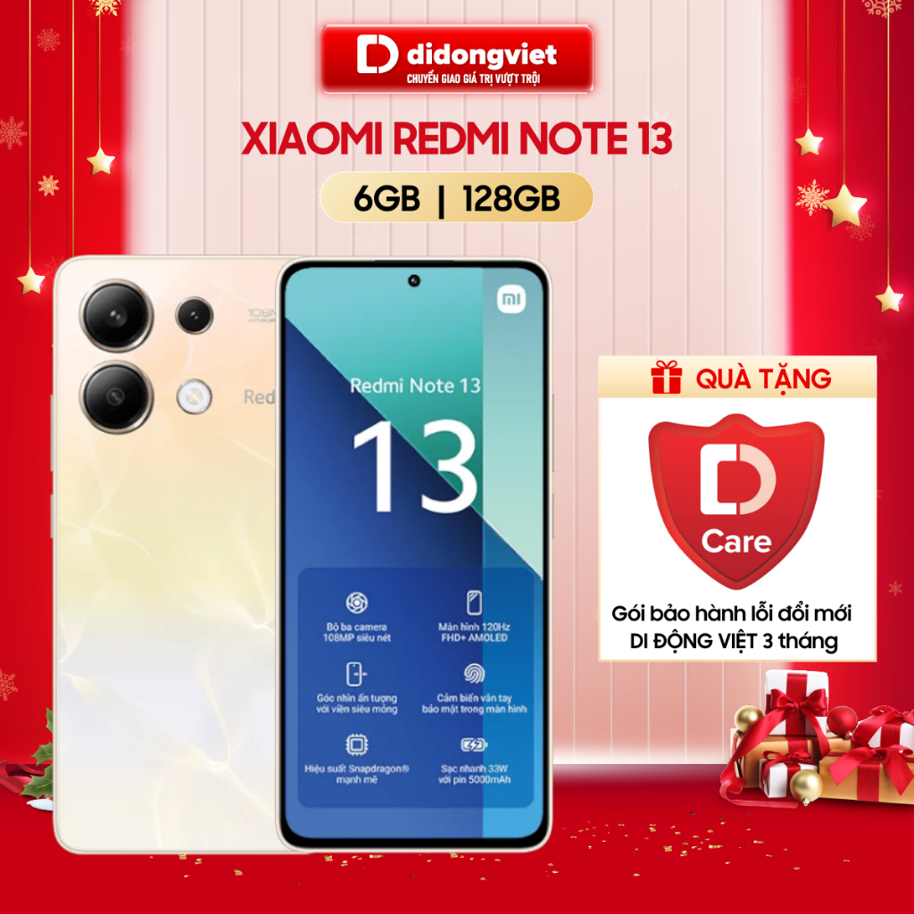 Điện thoại Xiaomi Redmi Note 13 6GB/128GB Chính Hãng - Chipset ...