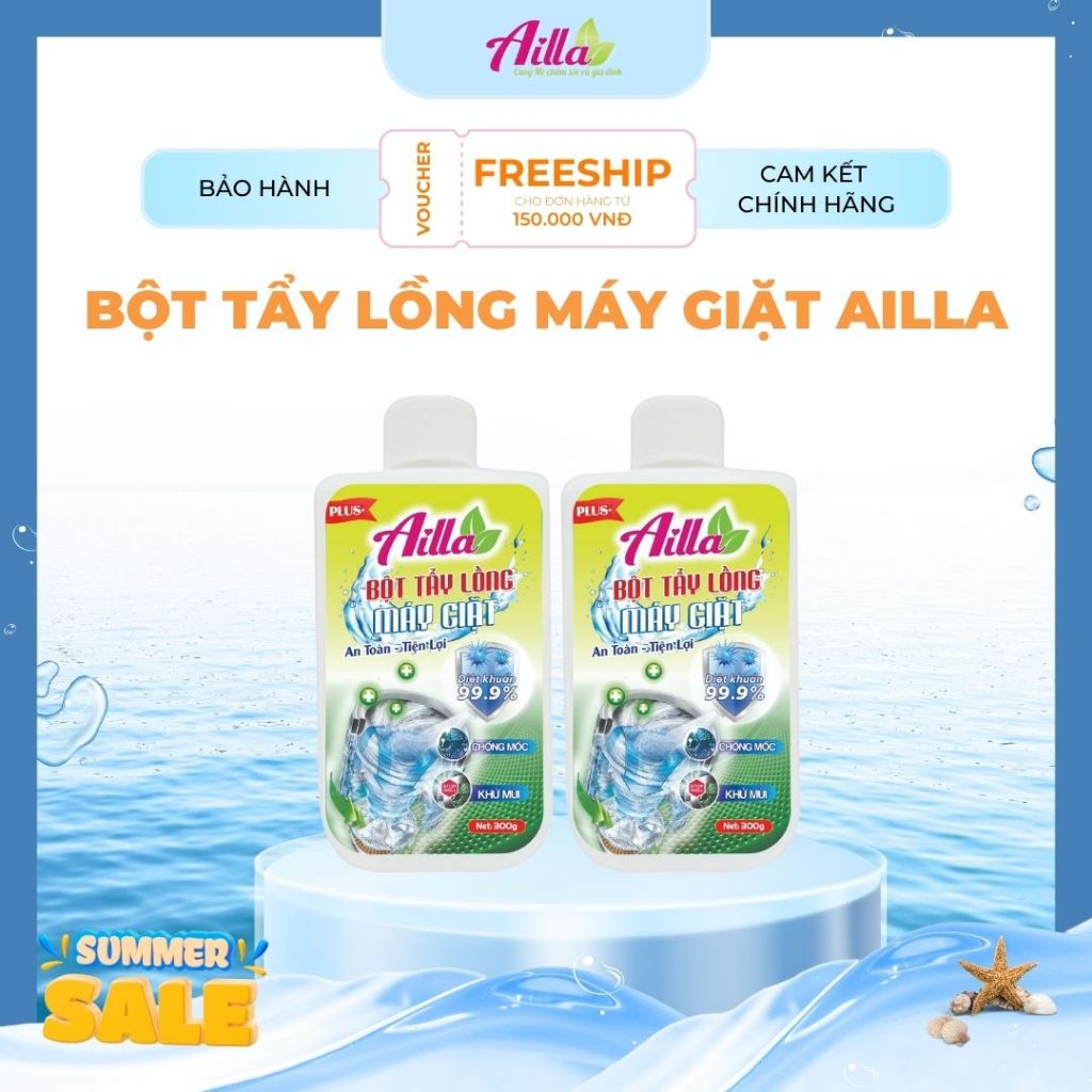 Bột Tẩy Lồng Máy Giặt Ailla 300Gr Loại Bỏ Vi Khuẩn Nấm Trong Lồng Giặt ...