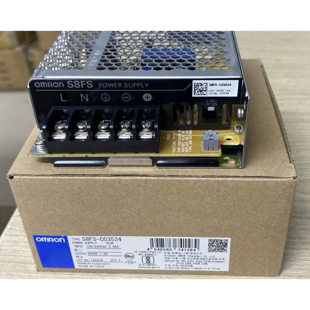 (OMRON) Bộ nguồn omron S8FS-C03524 , 24VDC 35W ,dòng 1,5A | Shopee Việt Nam