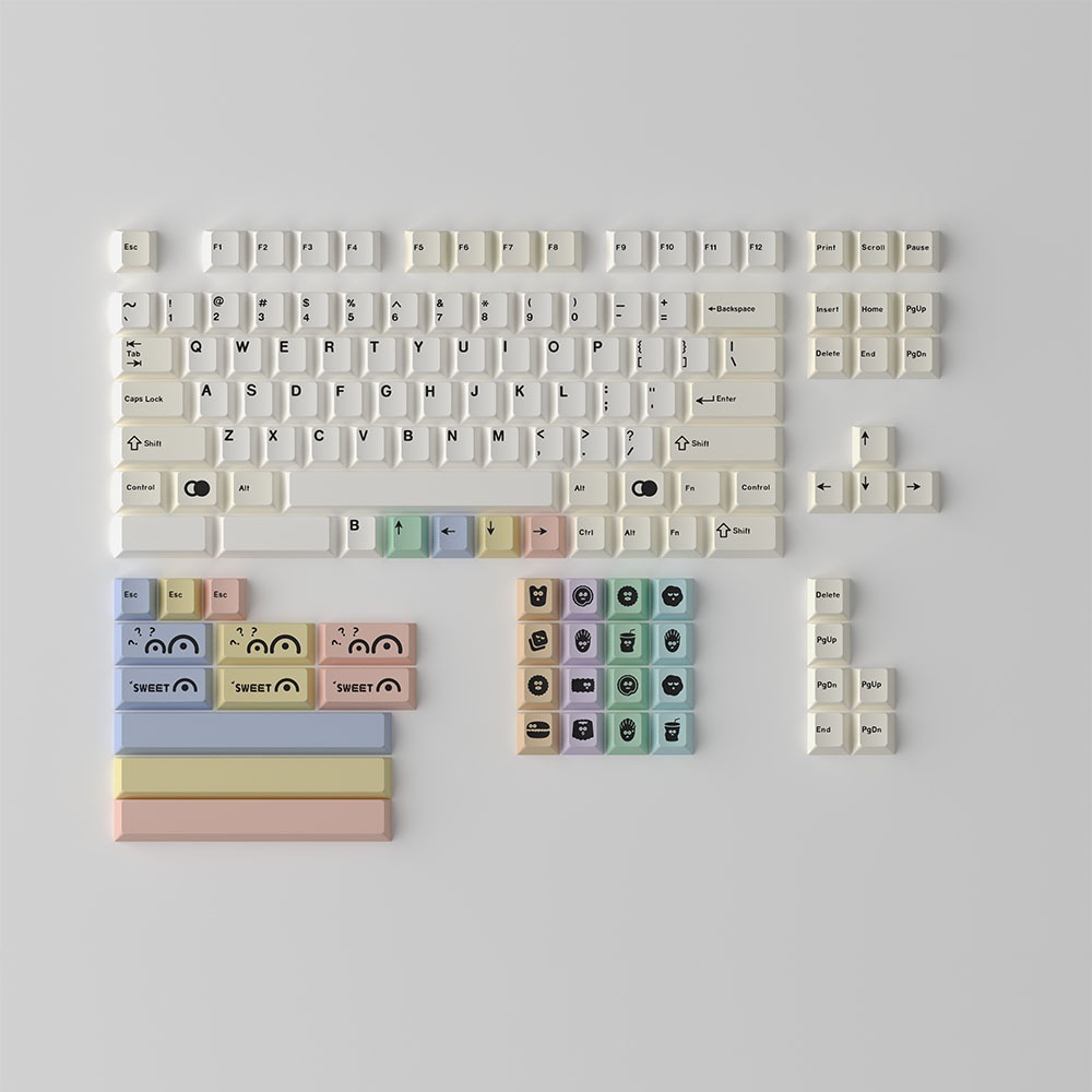 Bộ key cap TUTKEYS x KOKOKEY Macaron - Burnt Dessert (PBT / Profile ...