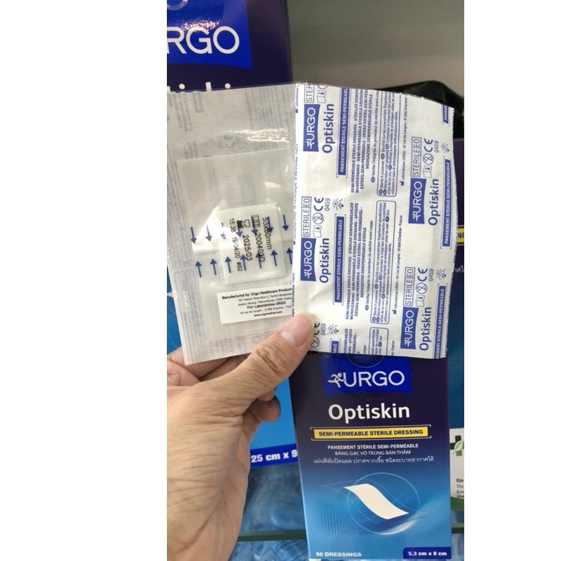 [HỘP 50m] Băng Vô Trùng Trong Suốt Không Thấm Nước Urgo Optiskin,Băng ...