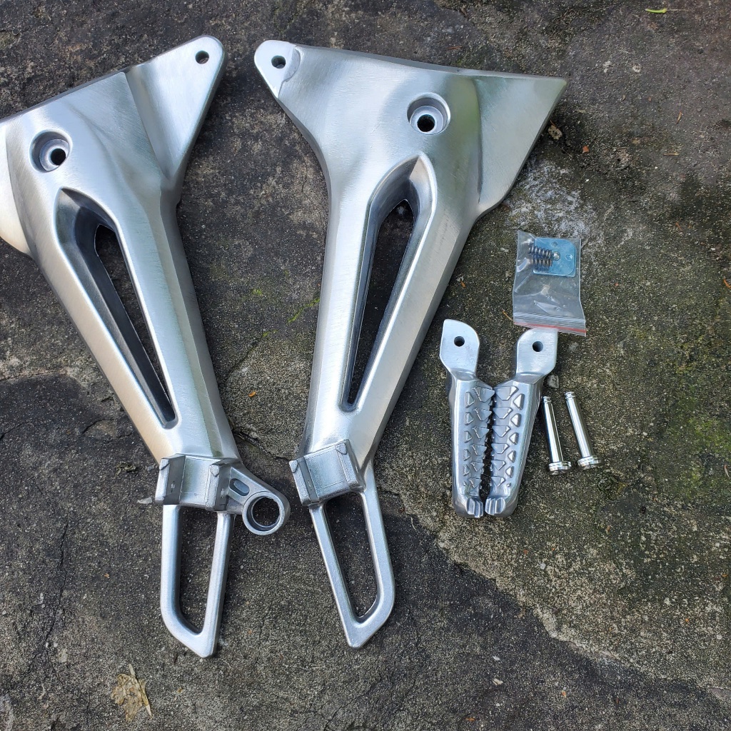 Combo bass gác chân nhôm kèm chốt xỏ inox 304 và gác xếp chân lắp Wave ...