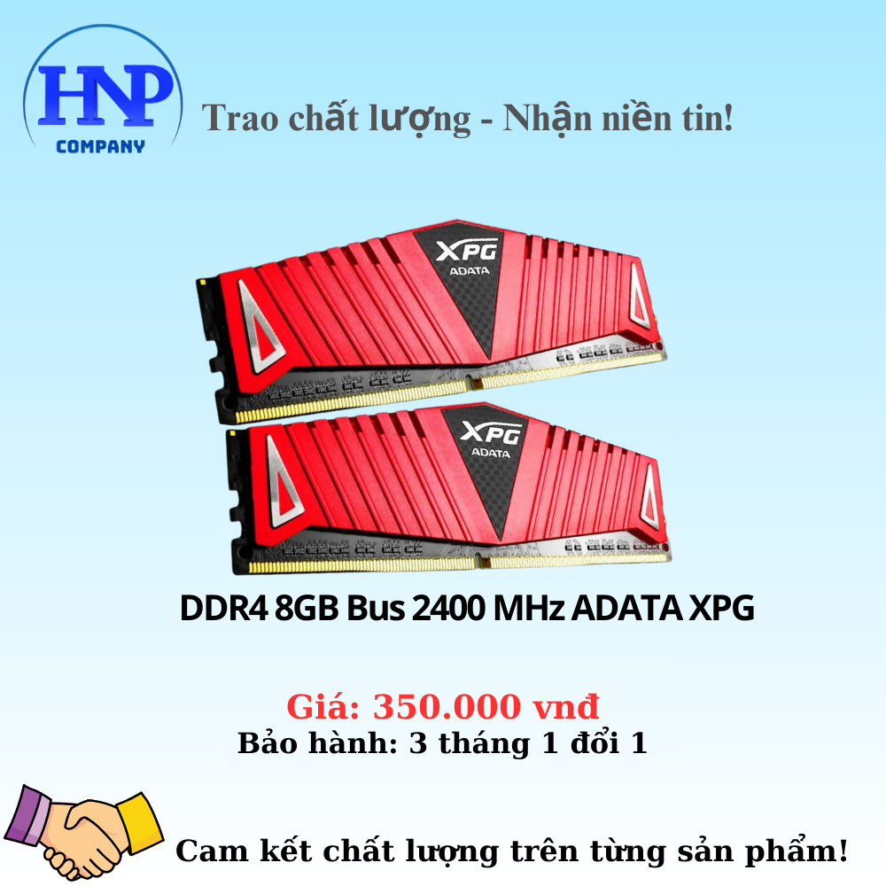 RAM PC DDR4 8GB BUS 2400 MHz ADATA XPG tản thép (Used) | Shopee Việt Nam