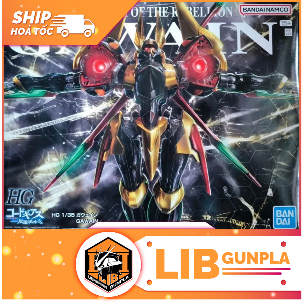 Đồ chơi mô hình lắp ráp Bandai Code Geass HG 1/35 Gawain (P-Bandai ...