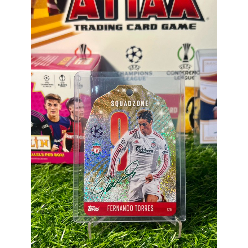 Thẻ bóng đá Fernando Torres Calendar Squadzone Topps Match Attax UCL ...
