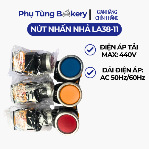 Nút Nhấn Nhả LA38-11 Phi 22mm Dùng Cho Máy Đánh Kem Lò Nướng Đối Lưu | Shopee Việt Nam