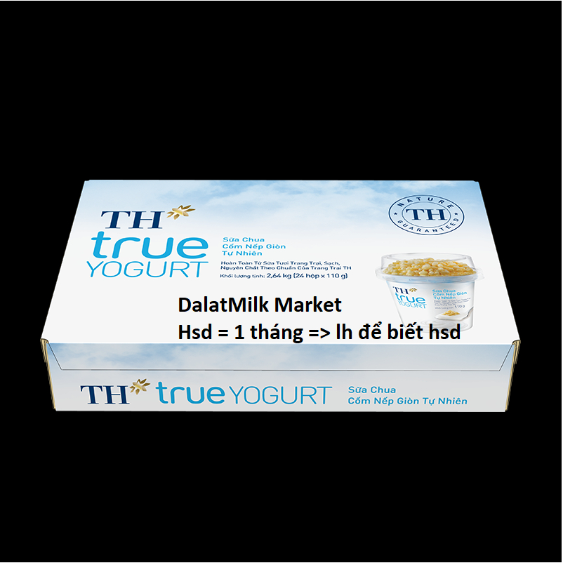 24 Hộp Sữa Chua Cốm Nếp Giòn Tự Nhiên TH-TrueMilk (110g x 24H ) Hỏa Tốc | Shopee Việt Nam