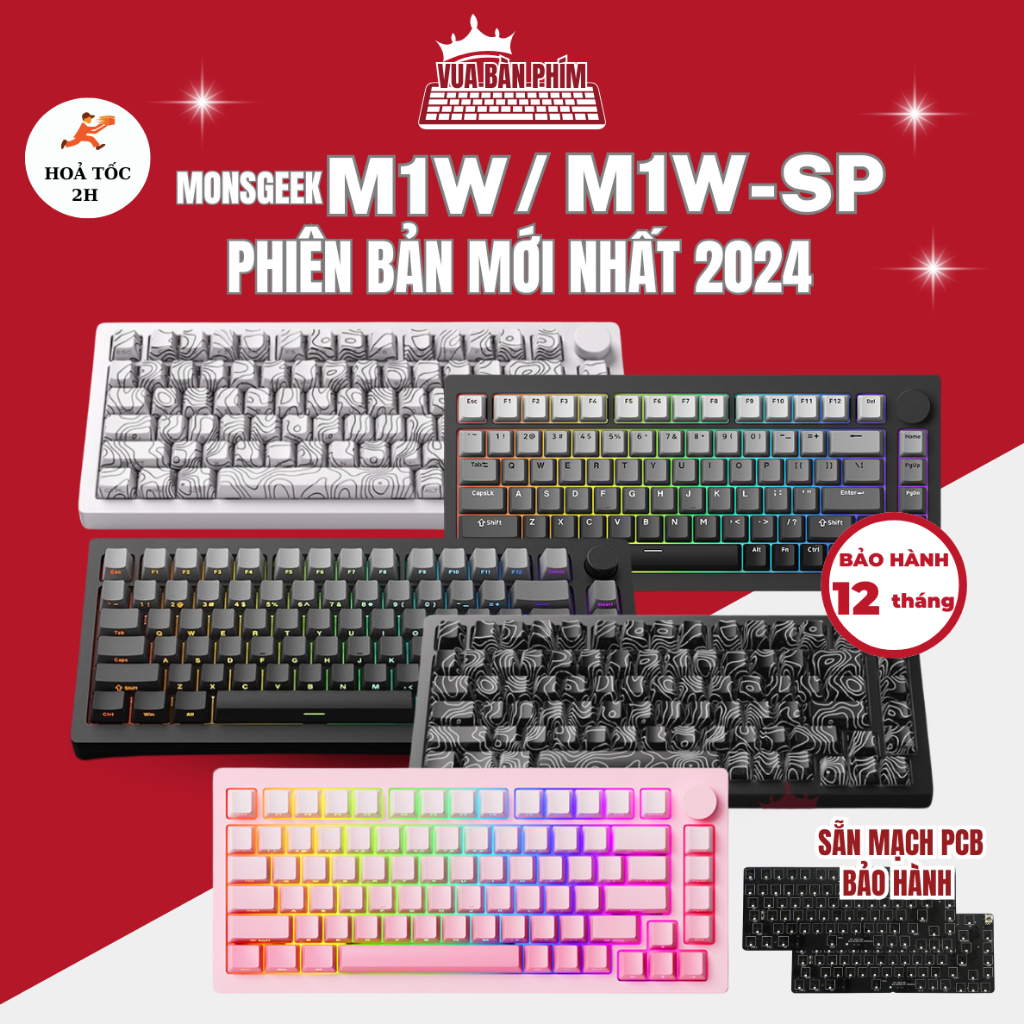 [HÀNG SẴN] Bàn phím cơ MonsGeek M1W / M1W SP không dây 3 mode, vỏ nhôm ...