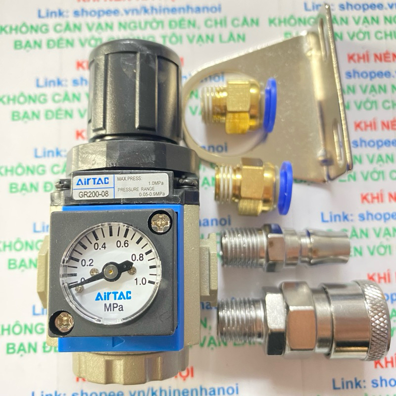 |HÀNG XỊN| Van điều áp Airtac GR200-08 GR300-10 GR400-15, van chỉnh khí giá sỉ | Shopee Việt Nam