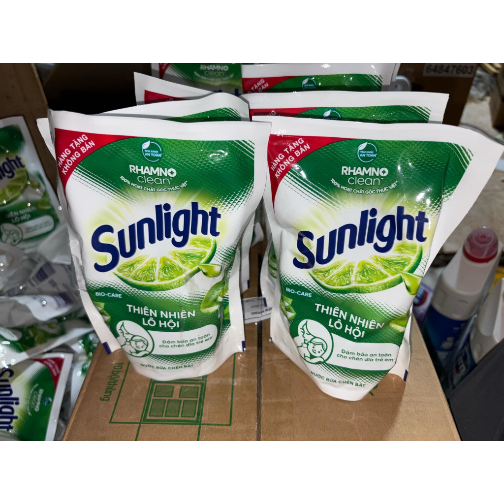Nước rửa chén Sunlight Bio-care Thiên nhiên muối - lô hội 200g (an toàn ...